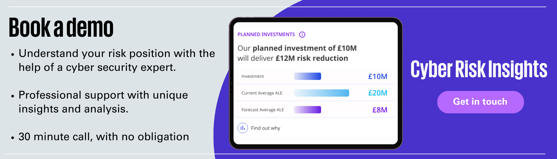 Cyber Risk Insights | Quantification Tool